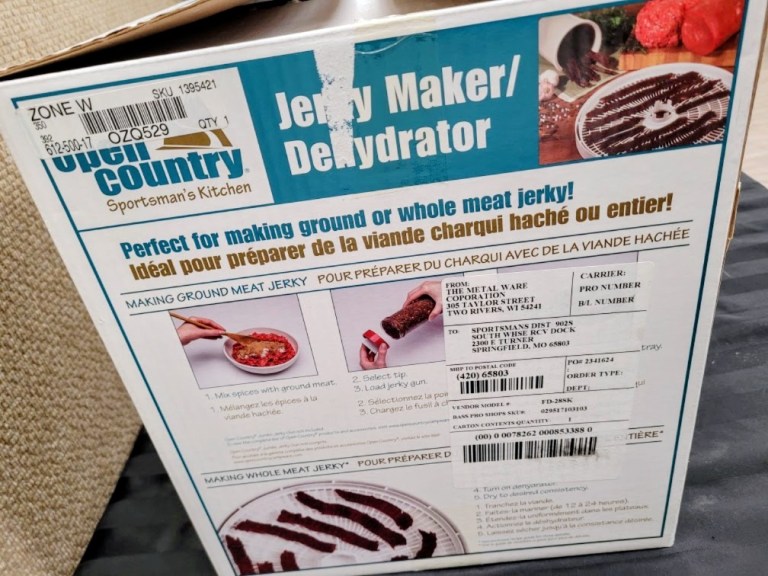 Auction Item: Open Country Jerky Maker/Dehydrator – Churches Thrift Shop